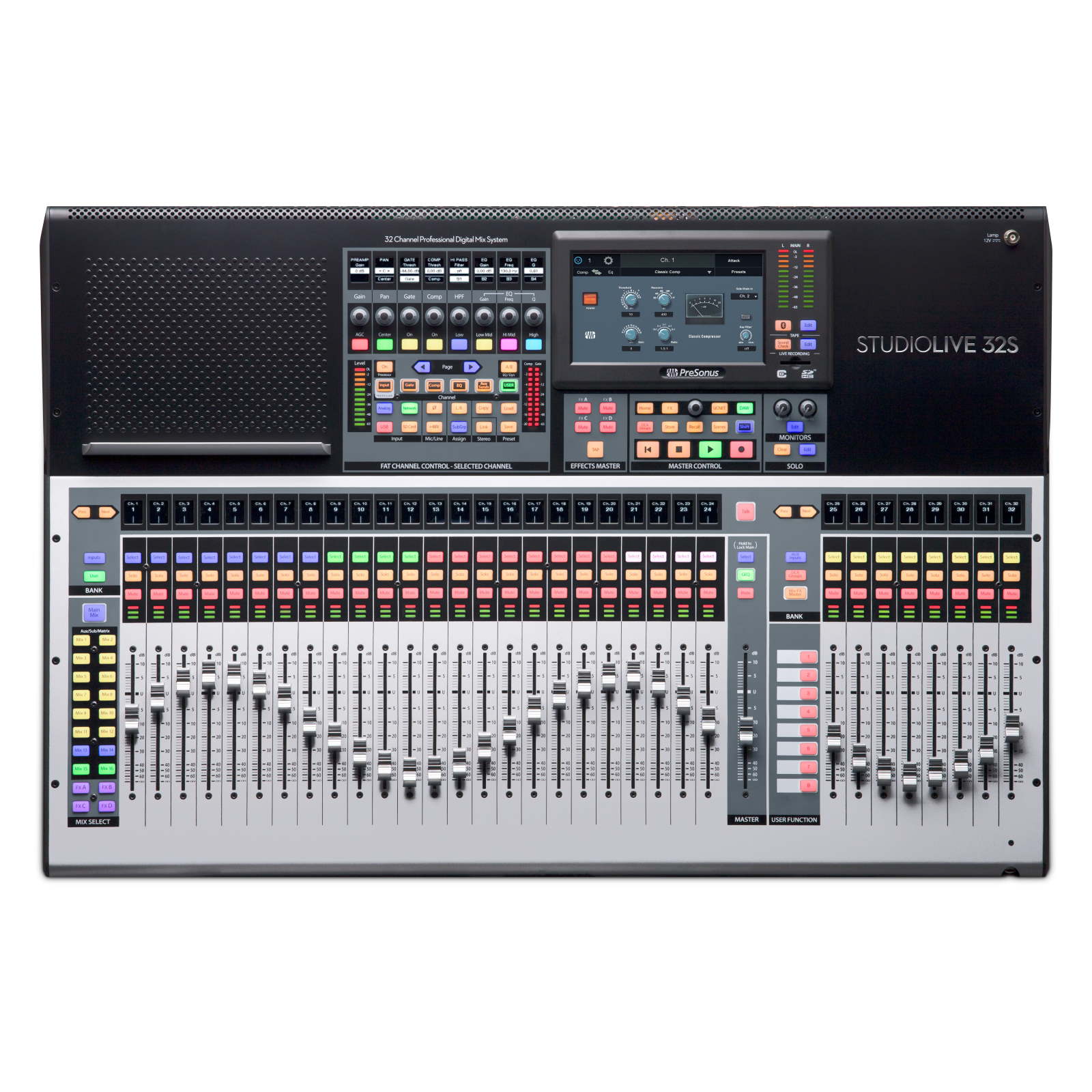 PreSonus StudioLive 32S 32-channel digital mixer and USB audio interfa ...