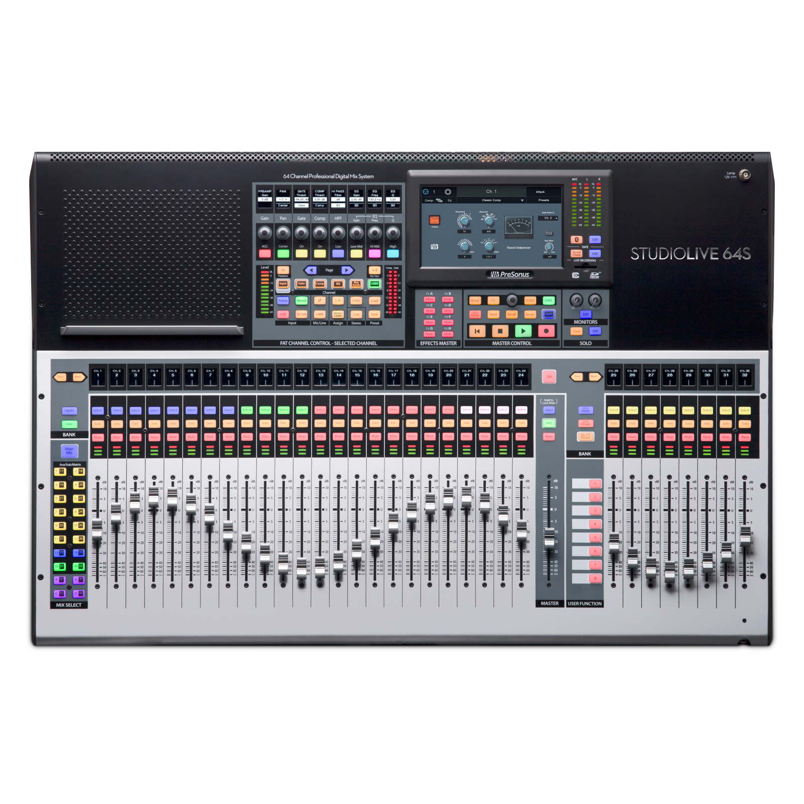 PreSonus StudioLive 64S 64-channel digital mixer and USB audio interfa ...